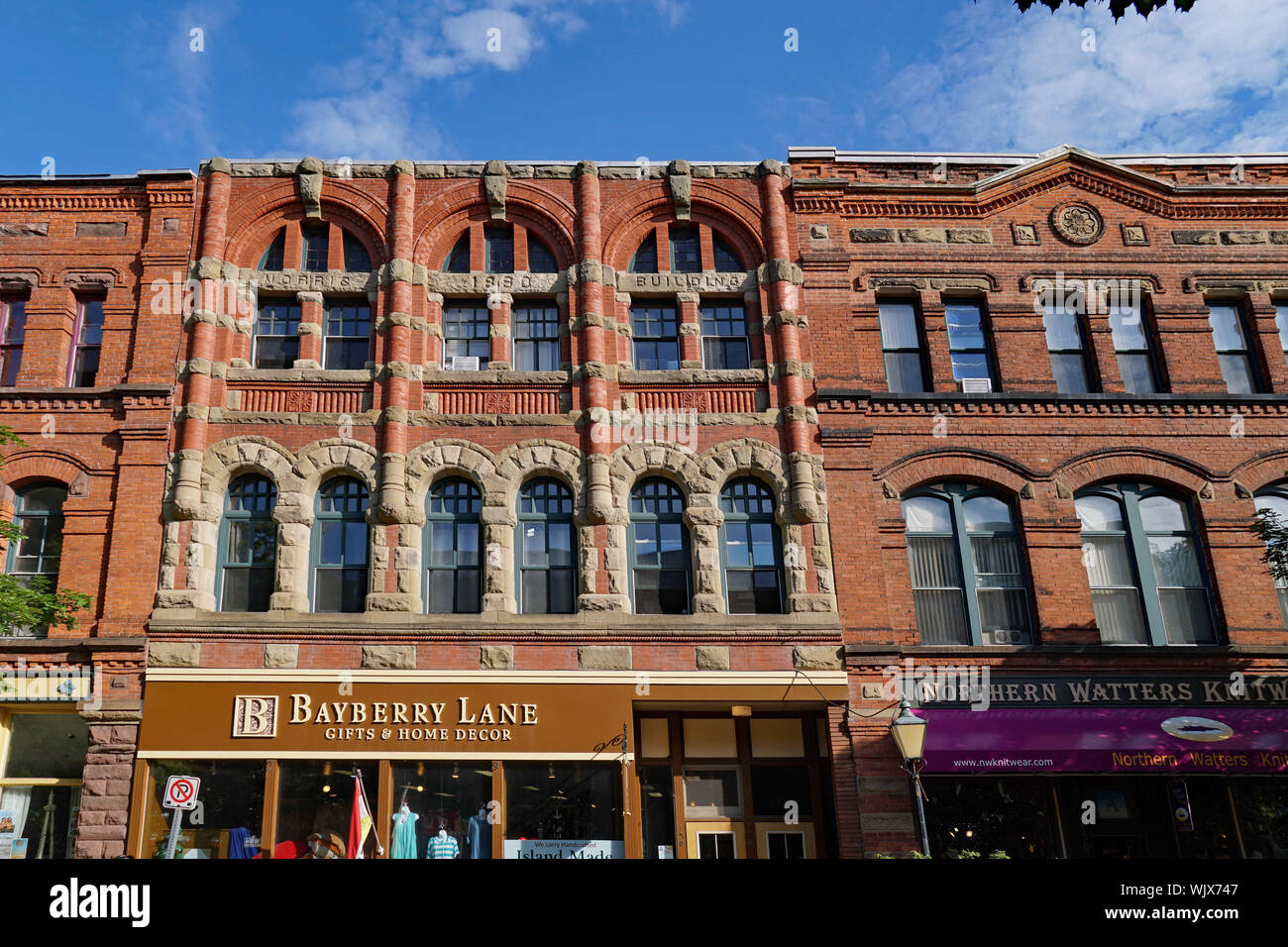 CHARLOTTETOWN, CANADA - AUGUST 2019: This old city on Prince Edward ...