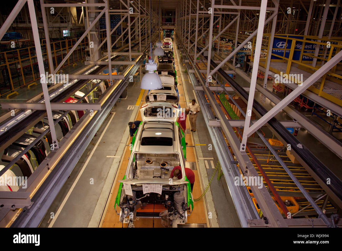 Hyundai manufacturing plant, Montgomery, Alabama Stock Photo - Alamy