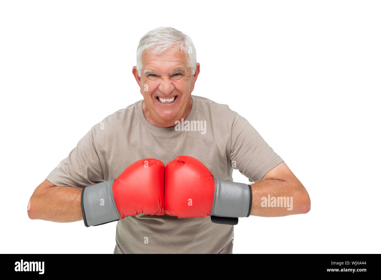 Senior man boxer portrait hi-res stock photography and images - Alamy