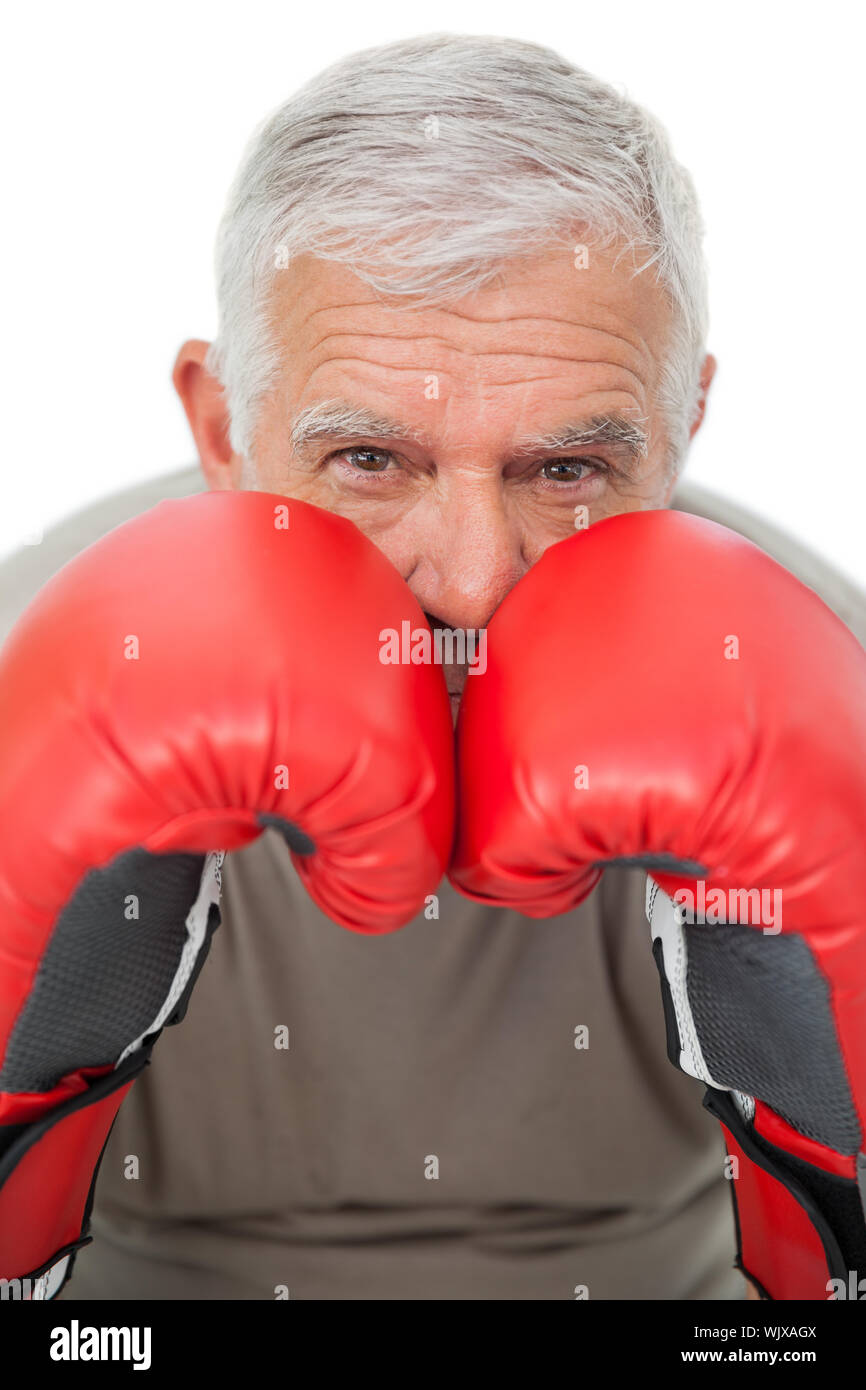 Senior man boxer portrait hi-res stock photography and images - Alamy