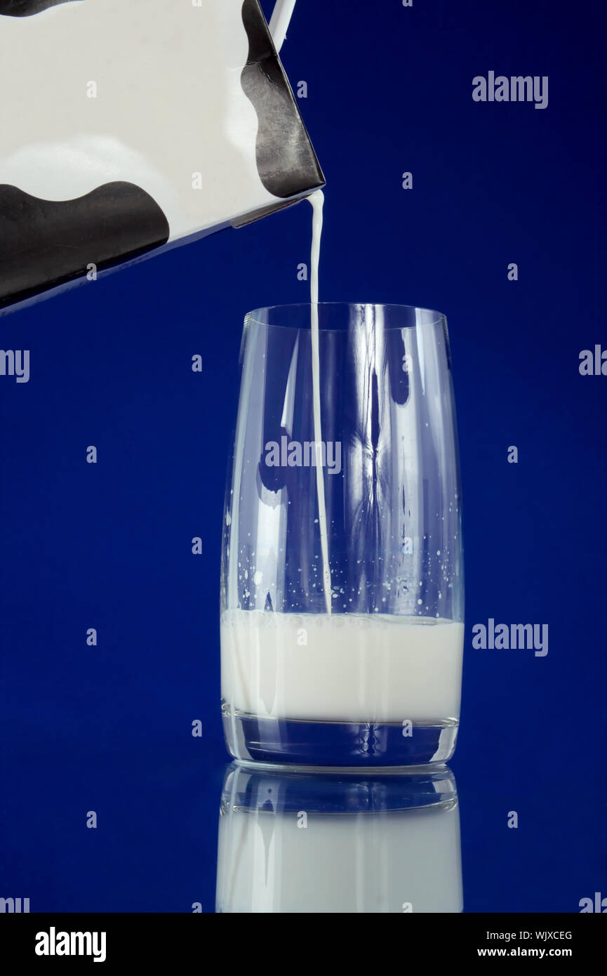 The package of thermally packed milk has a long period of storage Stock ...