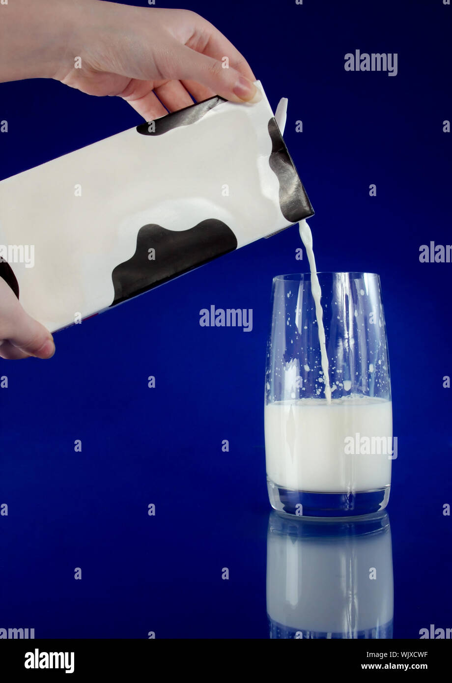 The package of thermally packed milk has a long period of storage Stock ...