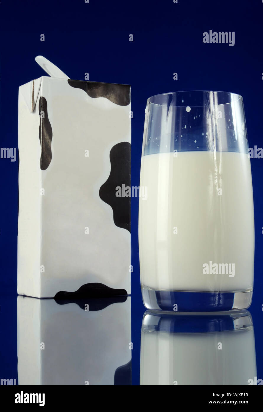 The package of thermally packed milk has a long period of storage Stock ...