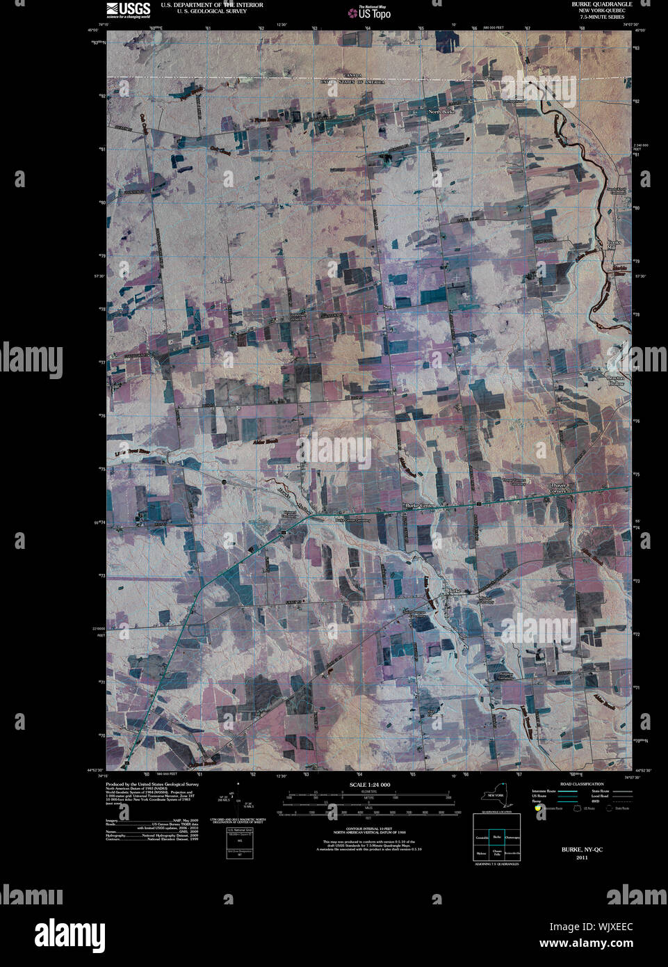 New York NY Burke 20110510 TM Inverted Restoration Stock Photo - Alamy