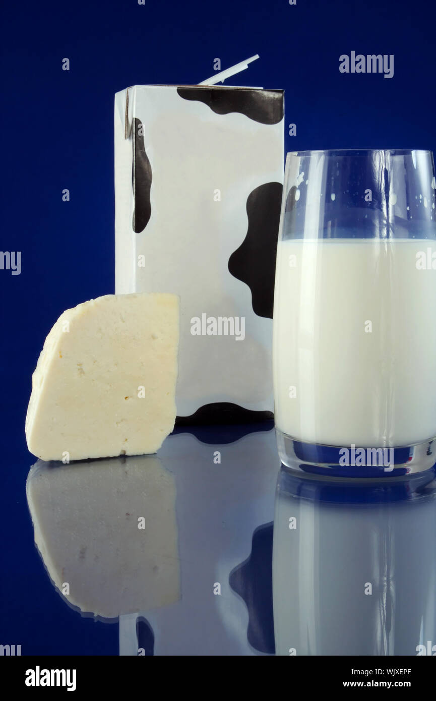 The package of thermally packed milk has a long period of storage Stock ...