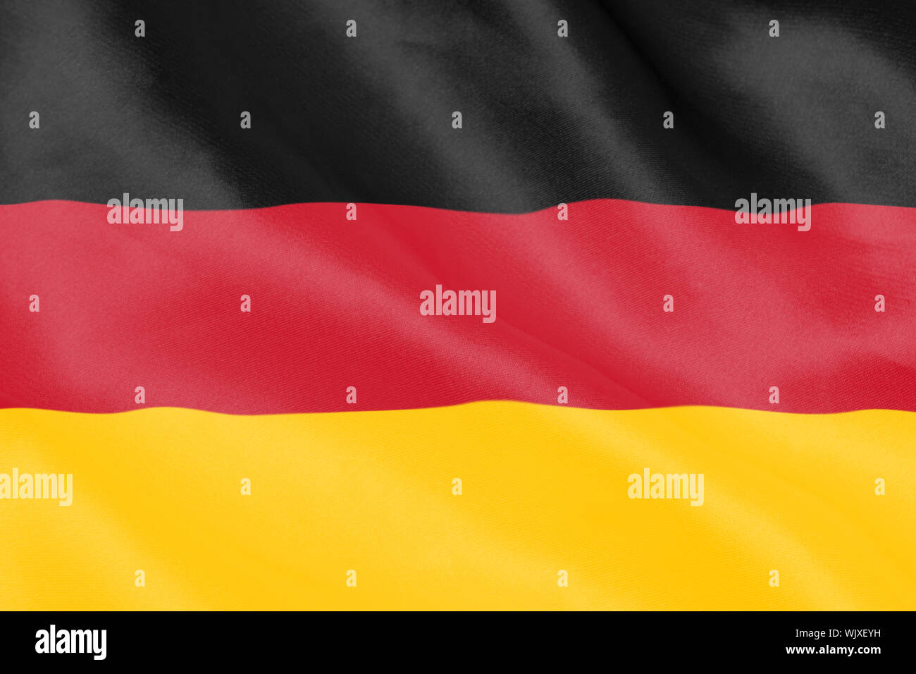 German flag rippling Stock Photo - Alamy