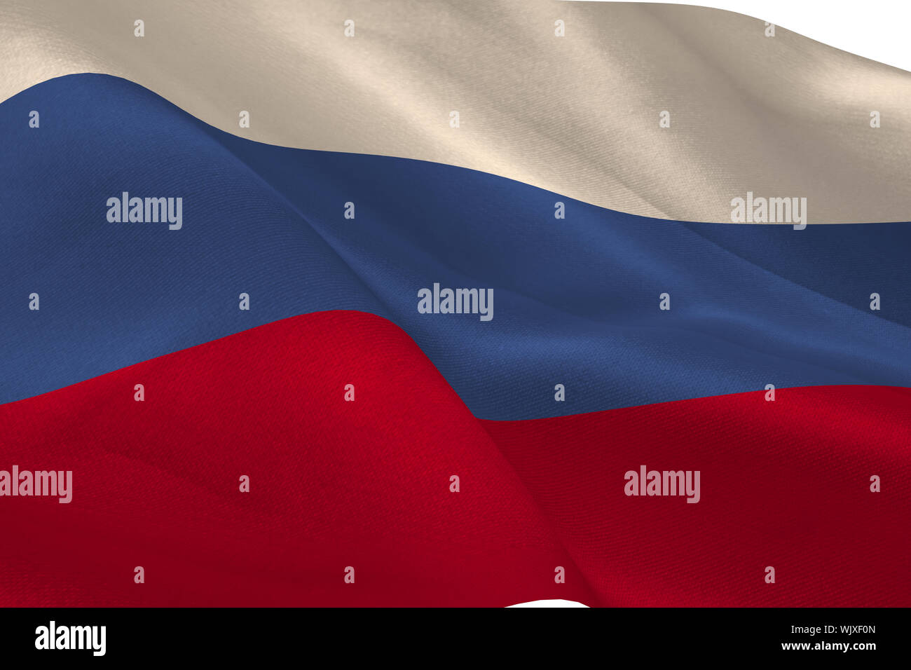 Russian flag waving Stock Photo - Alamy