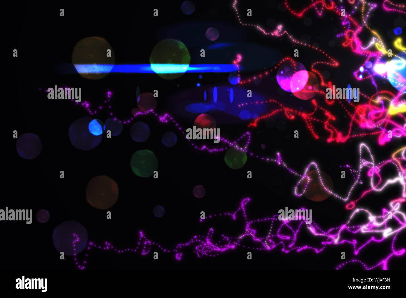 Digitally generated disco background in cool colours Stock Photo - Alamy