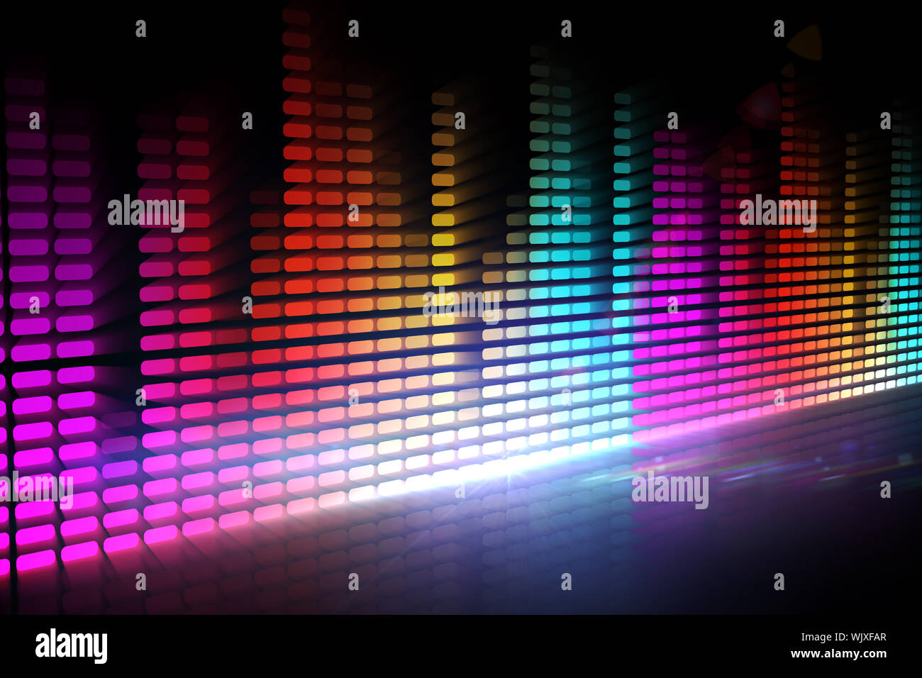 Digital disco design in different colours Stock Photo - Alamy