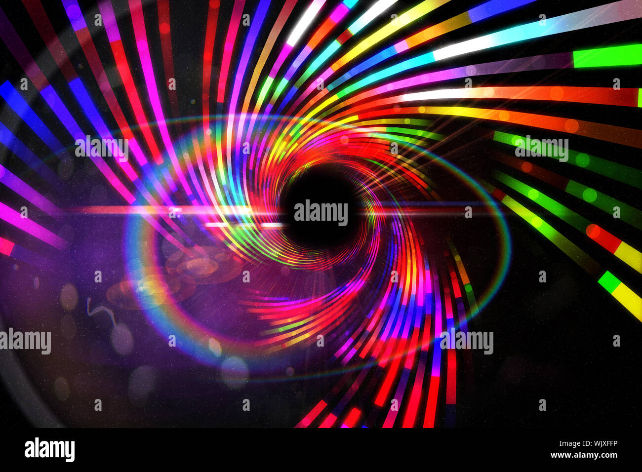 Digitally generated laser background in cool colours Stock Photo - Alamy