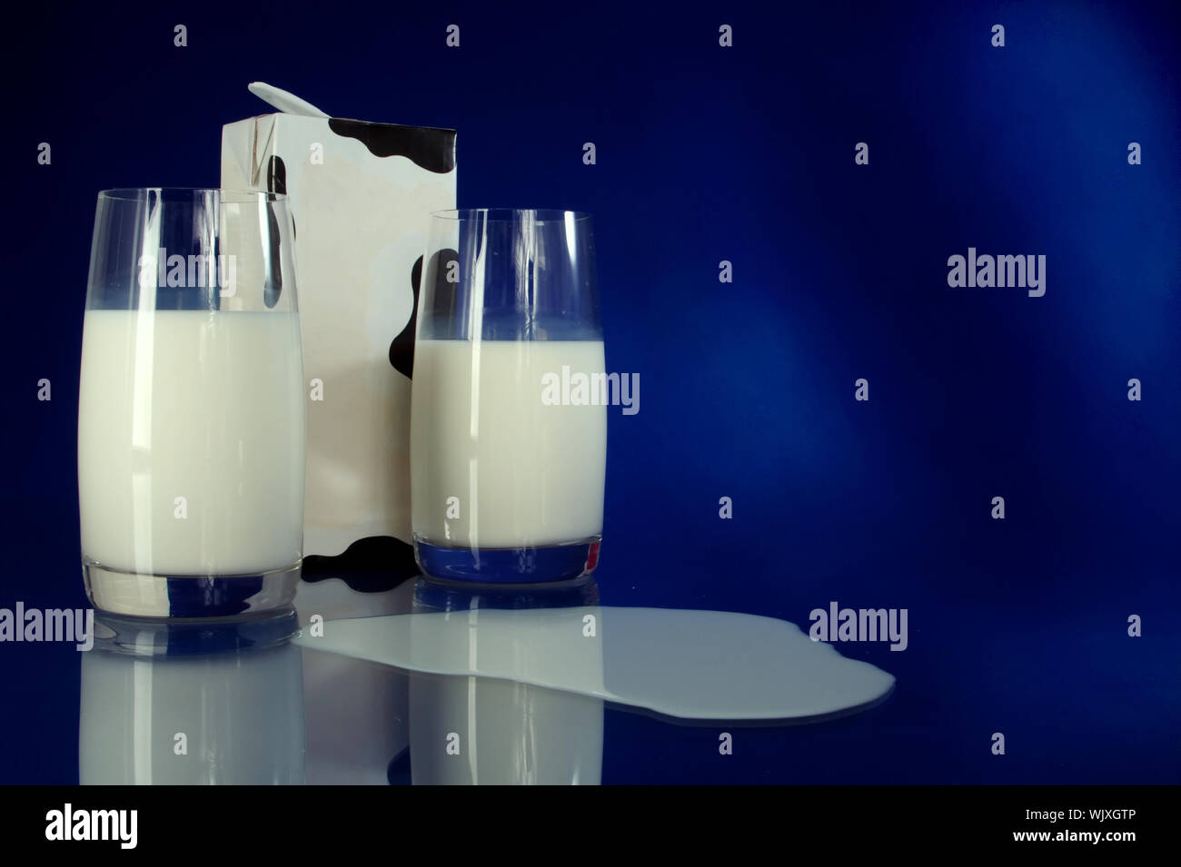 The package of thermally packed milk has a long period of storage Stock ...