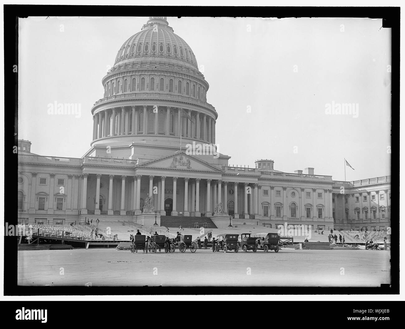 INAUGURAL STANDS AT CAPITOL Stock Photo - Alamy