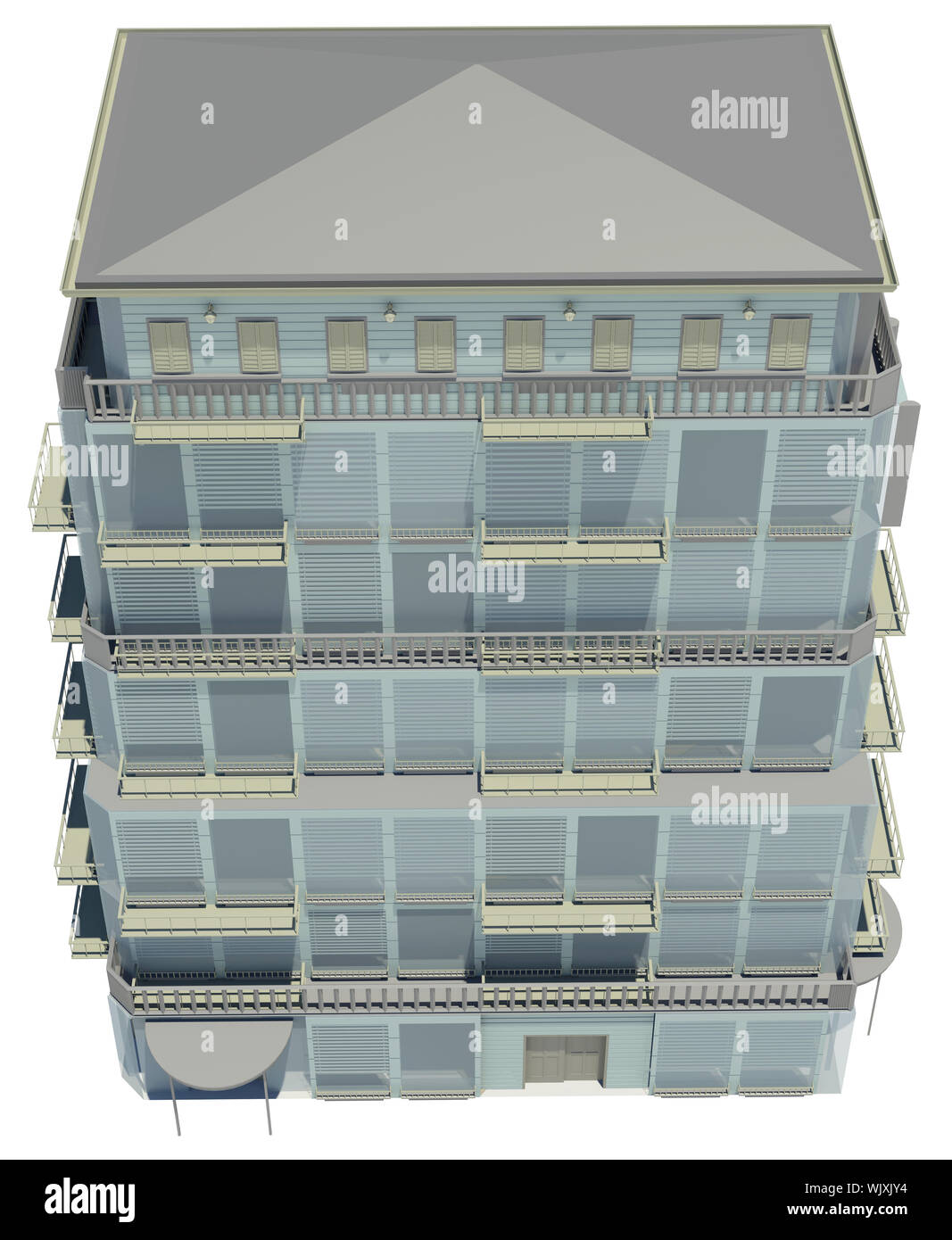 Modern staircase architect Cut Out Stock Images & Pictures - Alamy