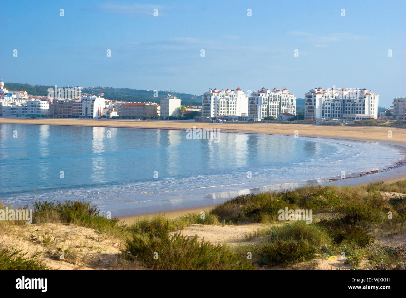 Landscape picture of a beautiful blue bay Stock Photo - Alamy