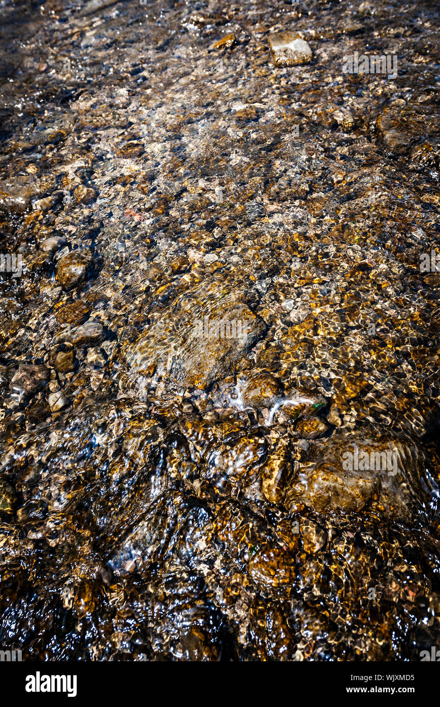 Sparkling clear water over rocky hi-res stock photography and images ...