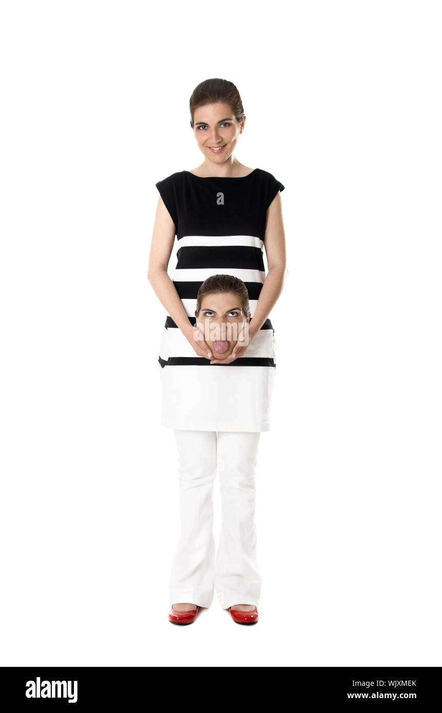 Funny fingers eyes mouth Cut Out Stock Images & Pictures - Alamy