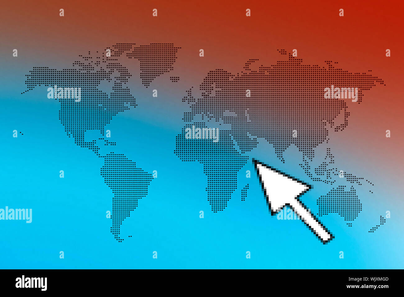 Map of ps hi-res stock photography and images - Alamy