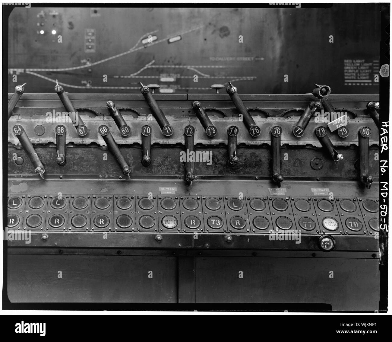 INTERIOR, INTERLOCKING MACHINE, DETAILS - Union Junction Interlocking ...