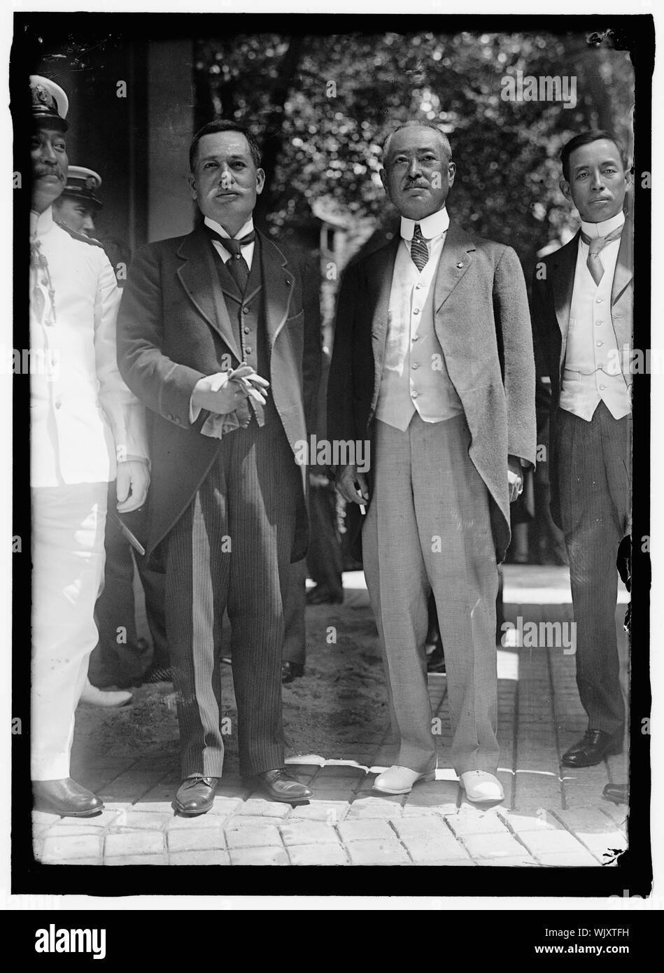 ISHII, KIKUJIRO. VISCOUNT HEAD OF JAPANESE MISION TO U.S Stock Photo ...