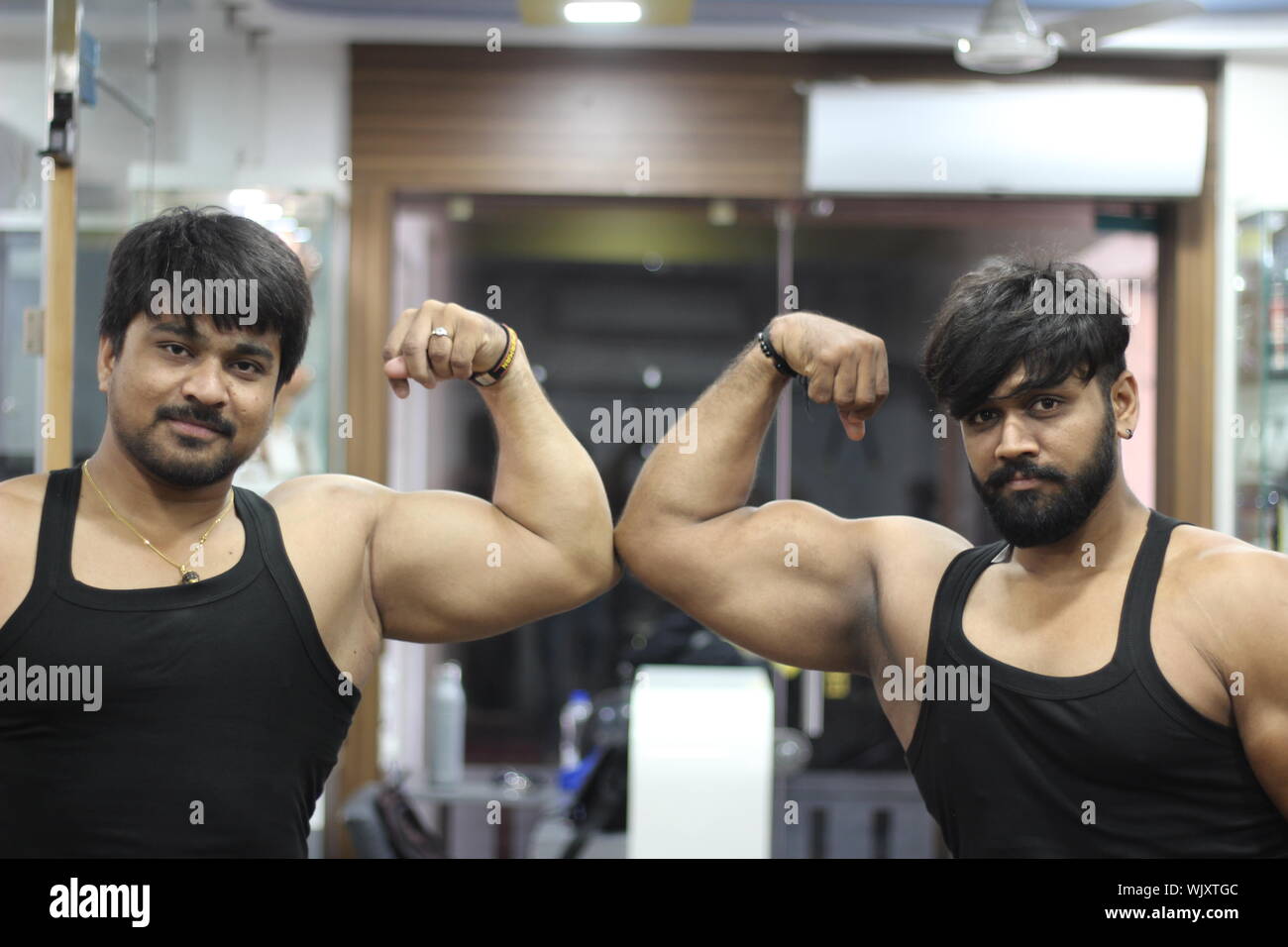 Flexing Hands High Resolution Stock Photography and Images - Alamy