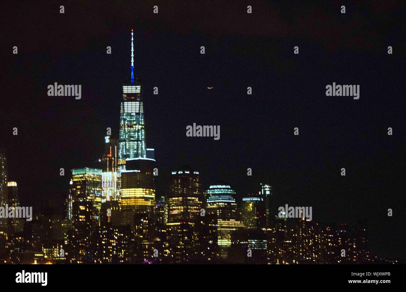 World trade center at night hi-res stock photography and images - Alamy