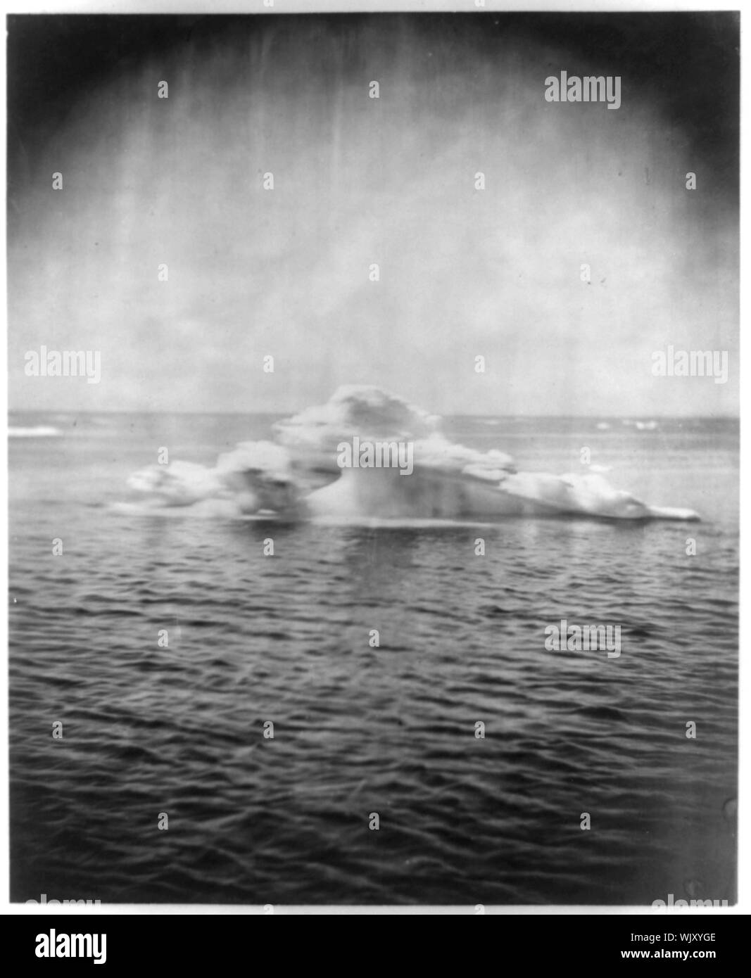 Iceberg in the Atlantic Ocean, off the coast of Labrador Stock Photo ...
