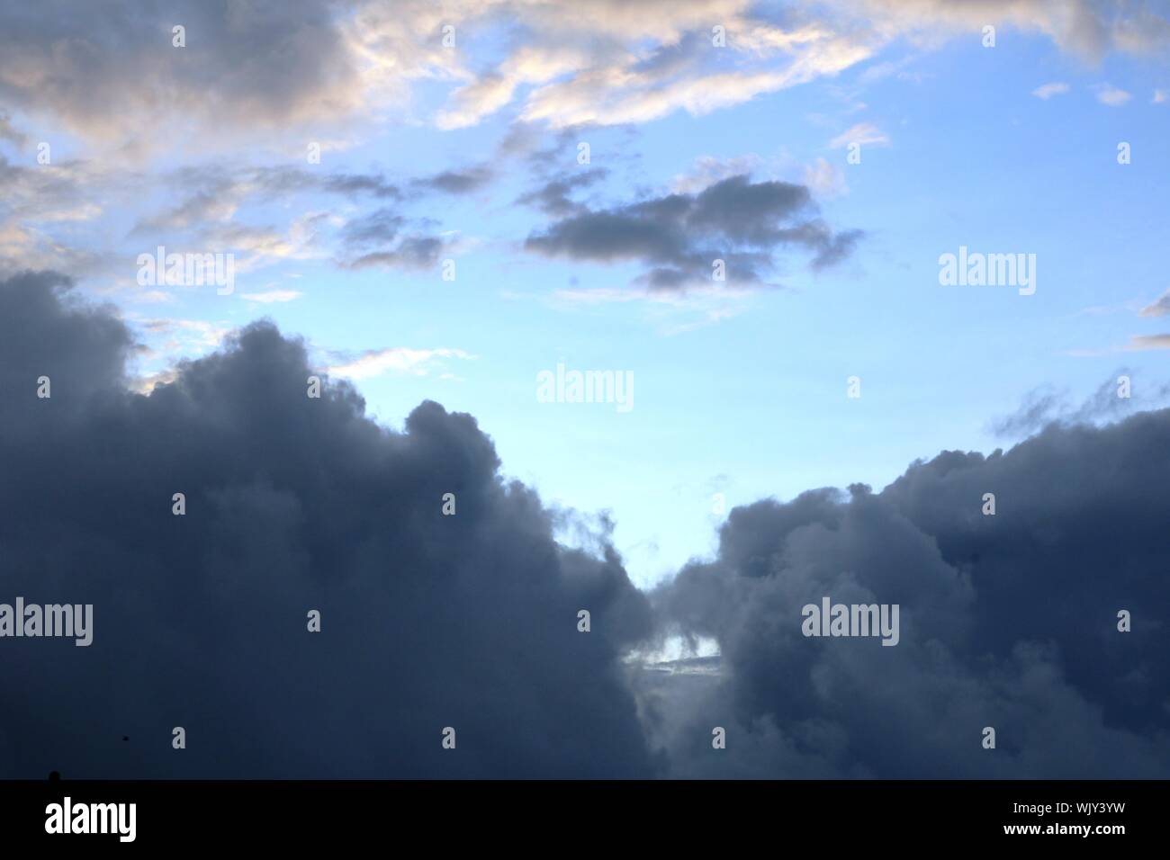 Floating Clouds On The Beautiful Sky Stock Photo - Alamy