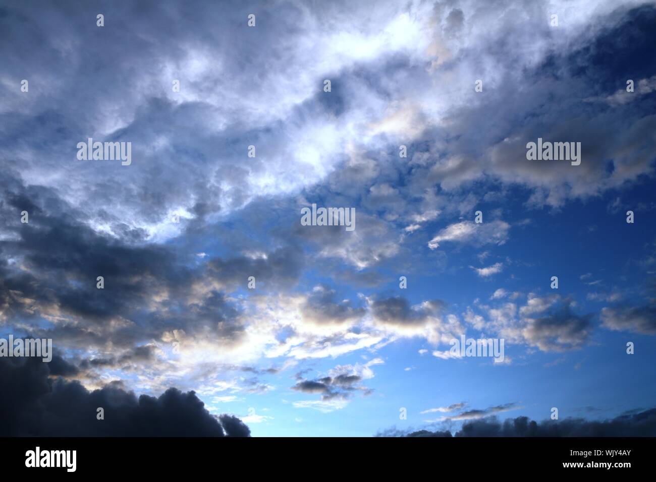 Floating Clouds On The Beautiful Sky Stock Photo - Alamy