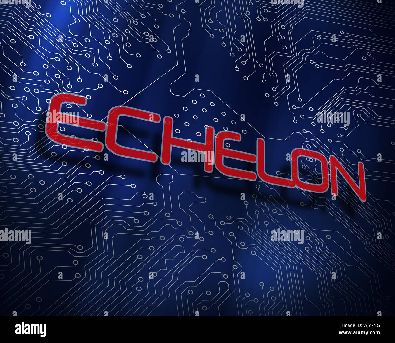 The word echelon against blue technology background Stock Photo - Alamy
