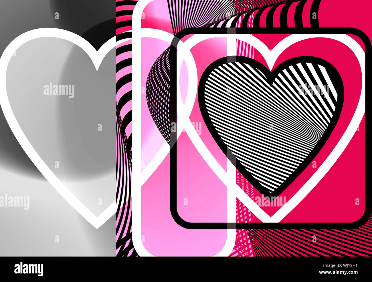 Asymmetrical silhouette hi-res stock photography and images - Alamy