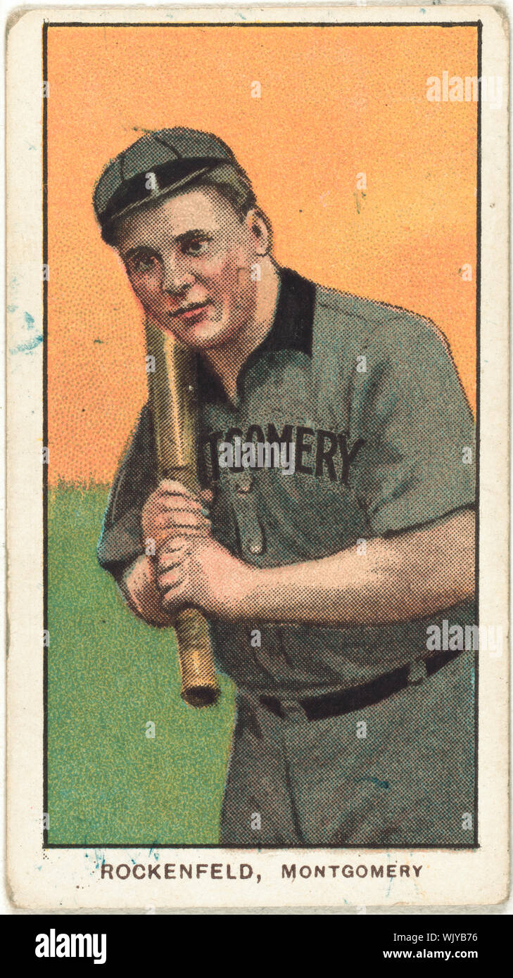 Ike Rockenfeld, Montgomery Team, baseball card portrait Stock Photo - Alamy