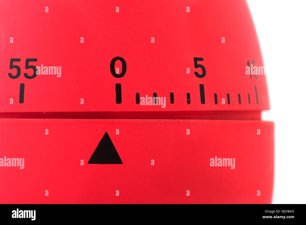 Clock for timing the cooking minutes isolated over white Stock Photo ...