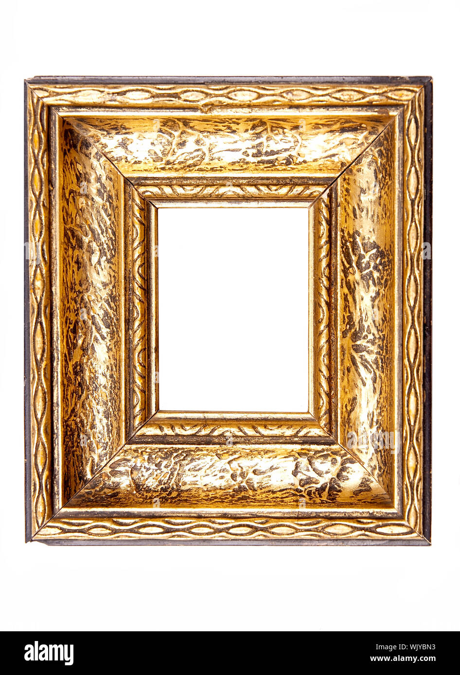 Old Gold Picture Frame Stock Photo - Alamy