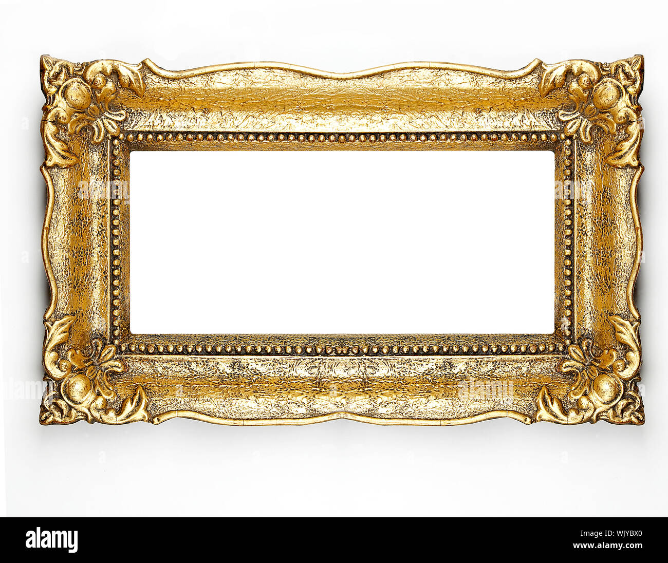 Old Gold Picture Frame Stock Photo - Alamy