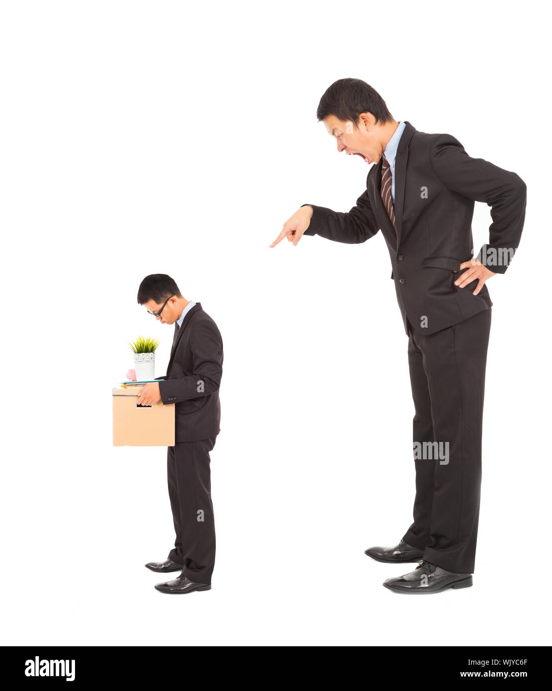 Angry boss Cut Out Stock Images & Pictures - Alamy