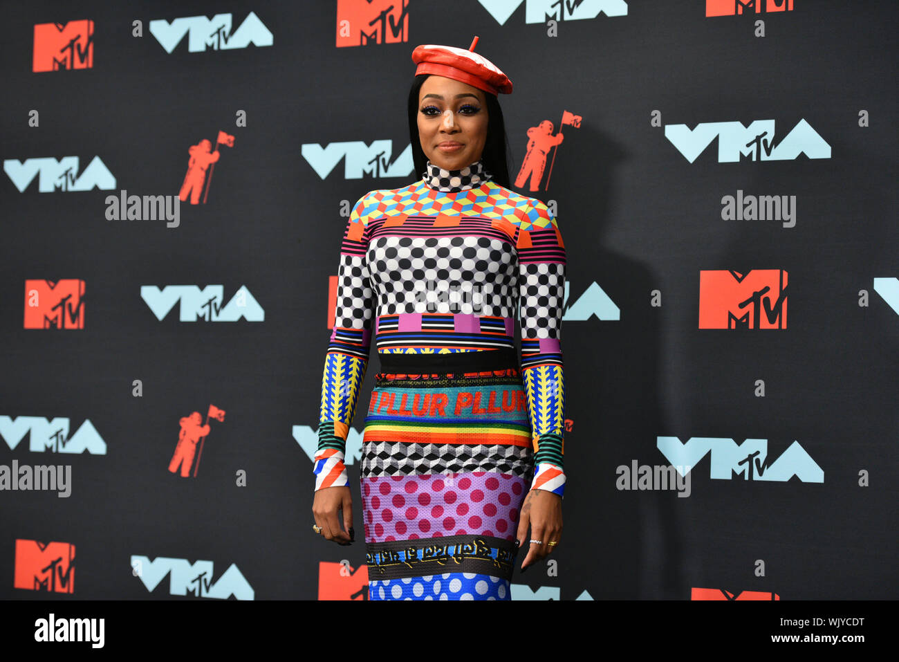 Monica attends the 2019 MTV Video Music Awards at Prudential Center on ...