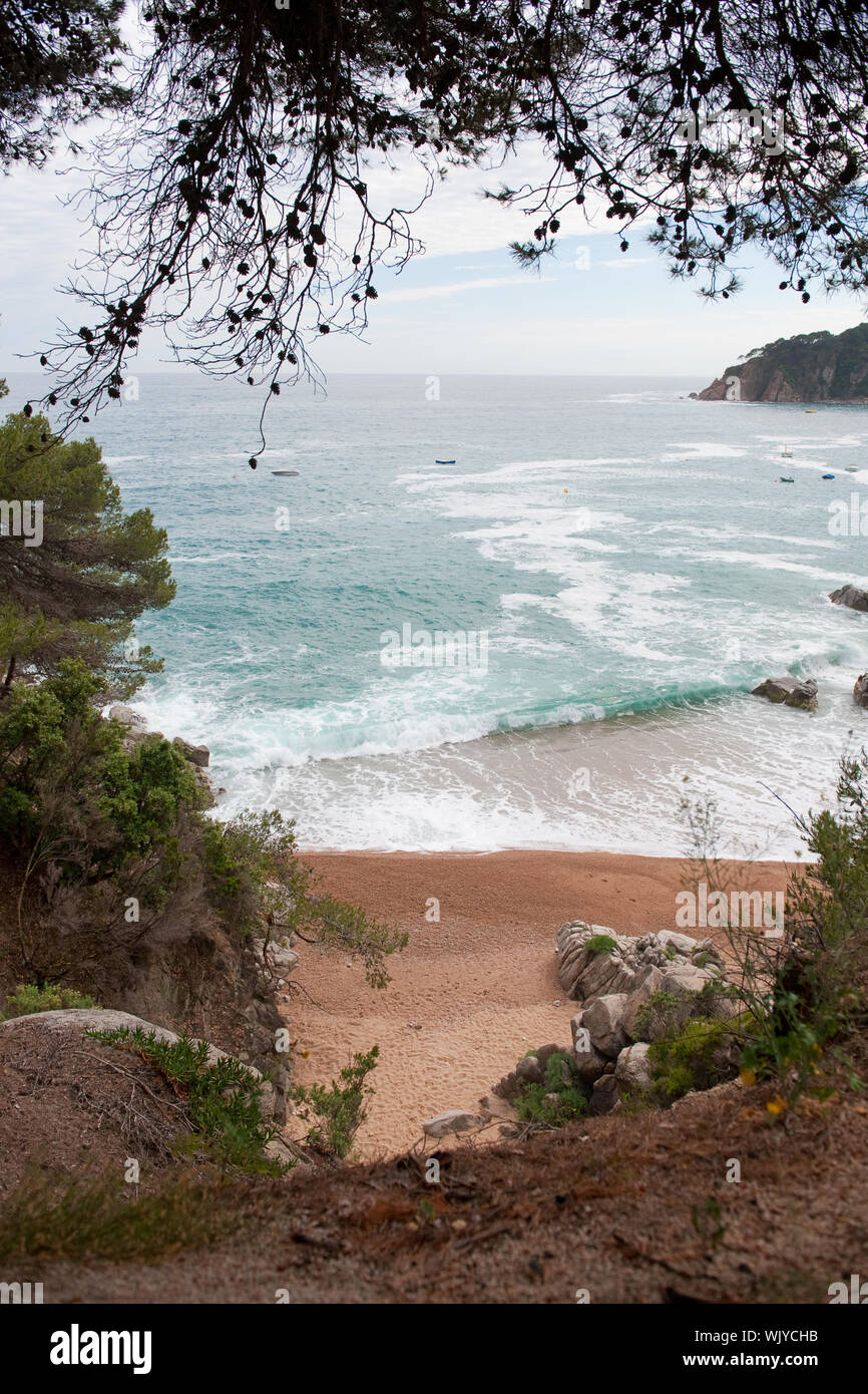 Spanish eastern coast with beaches and bays Stock Photo - Alamy