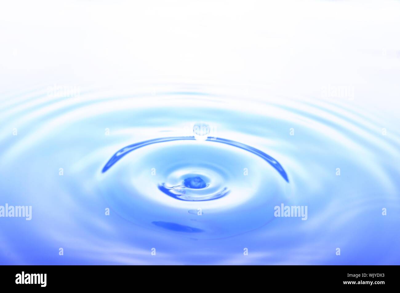 water drop showing rain spa or zen concept Stock Photo - Alamy