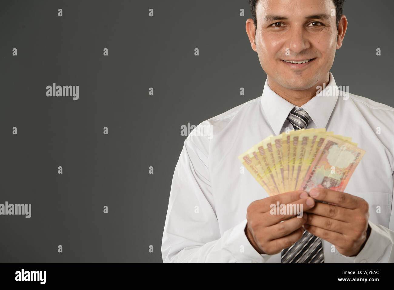 Indian rupees counting hi-res stock photography and images - Alamy