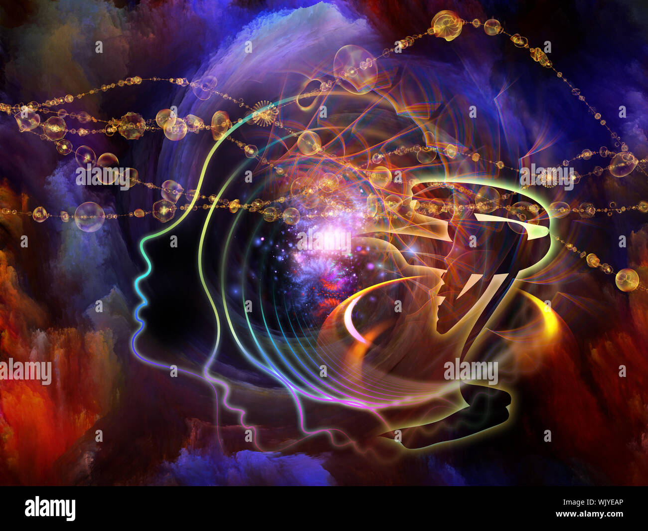 Geometry of the Soul series two. Interplay of human profile and ...