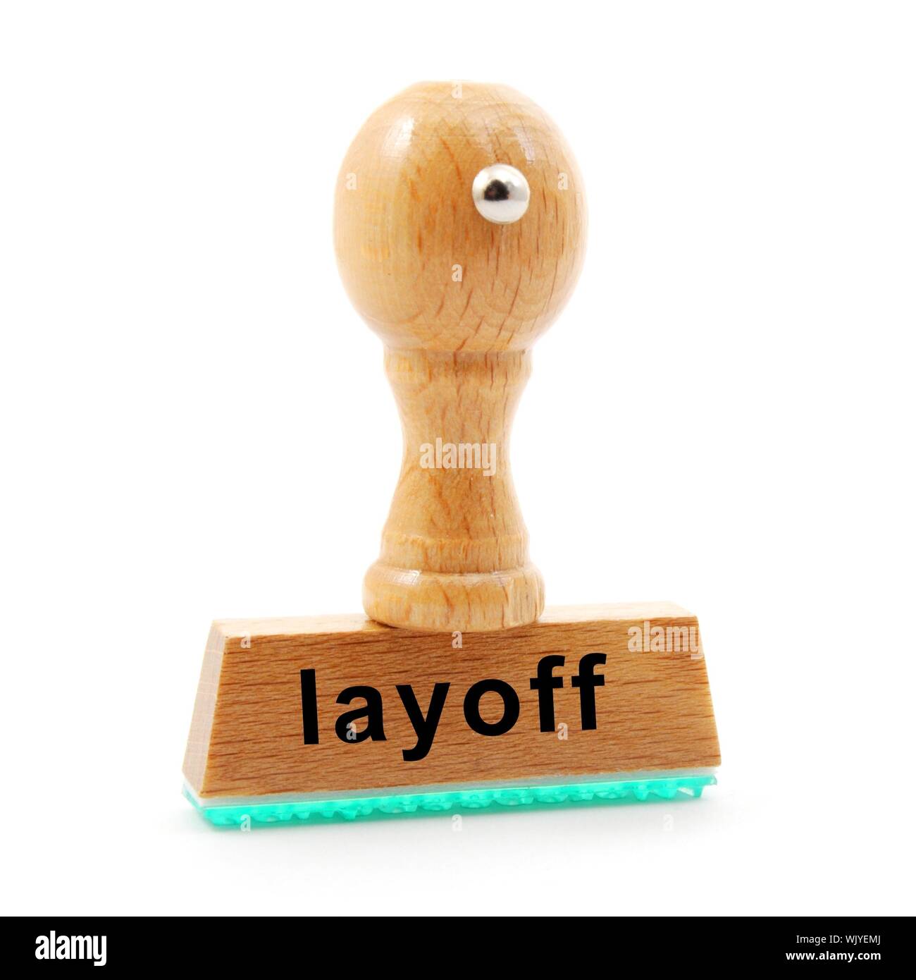 layoff stamp in business office showing unemployment concept Stock ...
