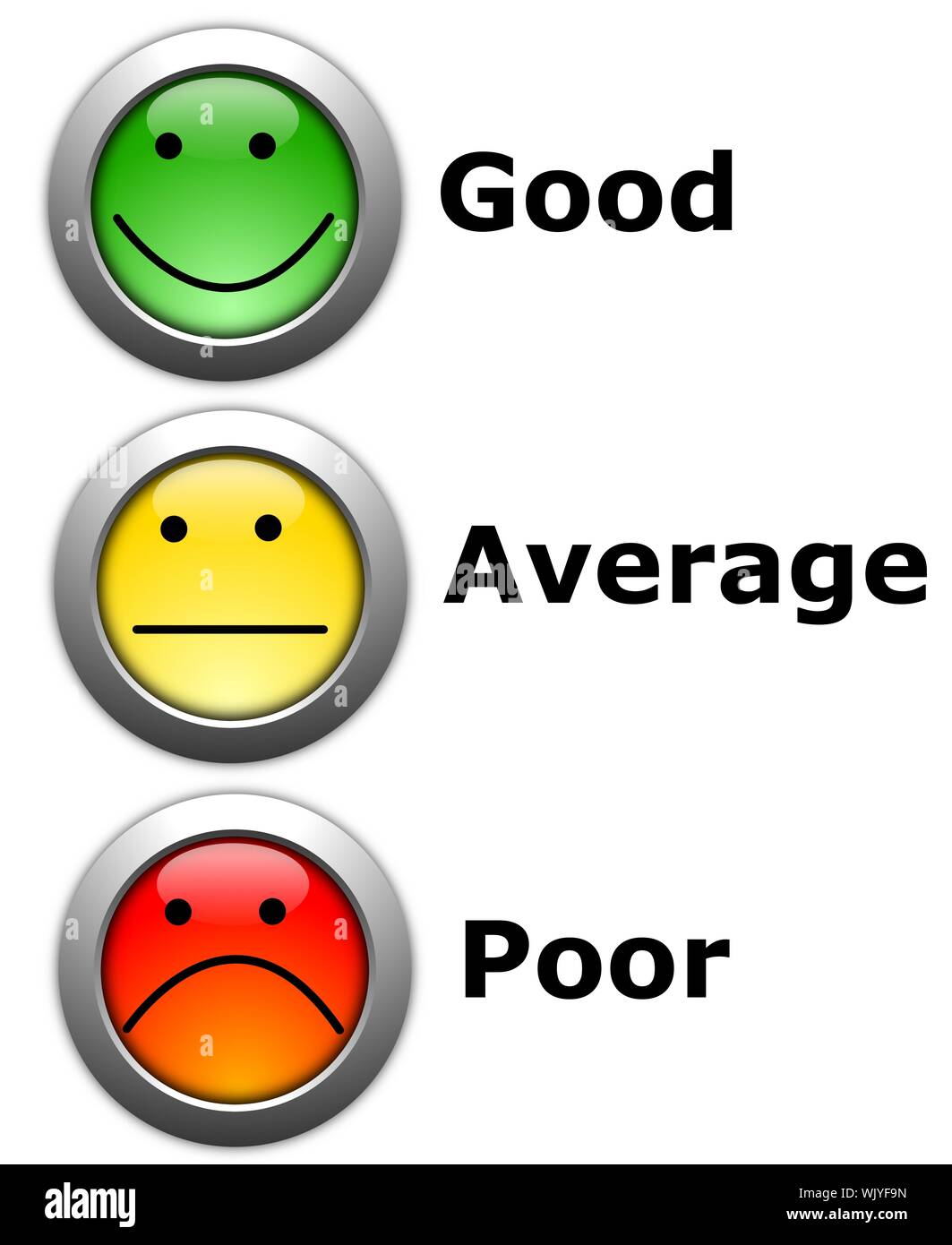 business customer service feedback concept with survey button Stock ...