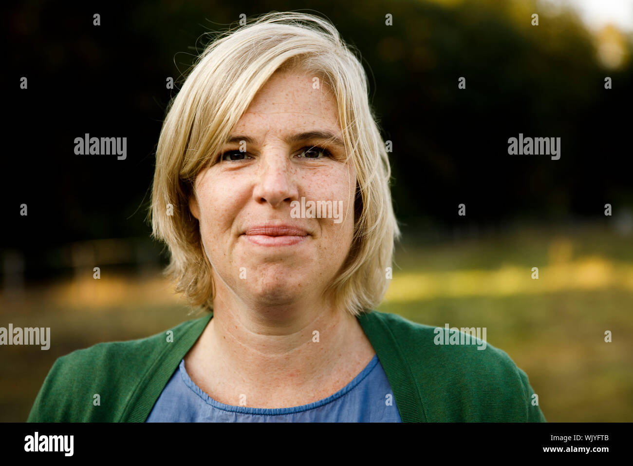 Berlin, Germany. 22nd Aug, 2019. Jennifer Schulz, initiator of the ...