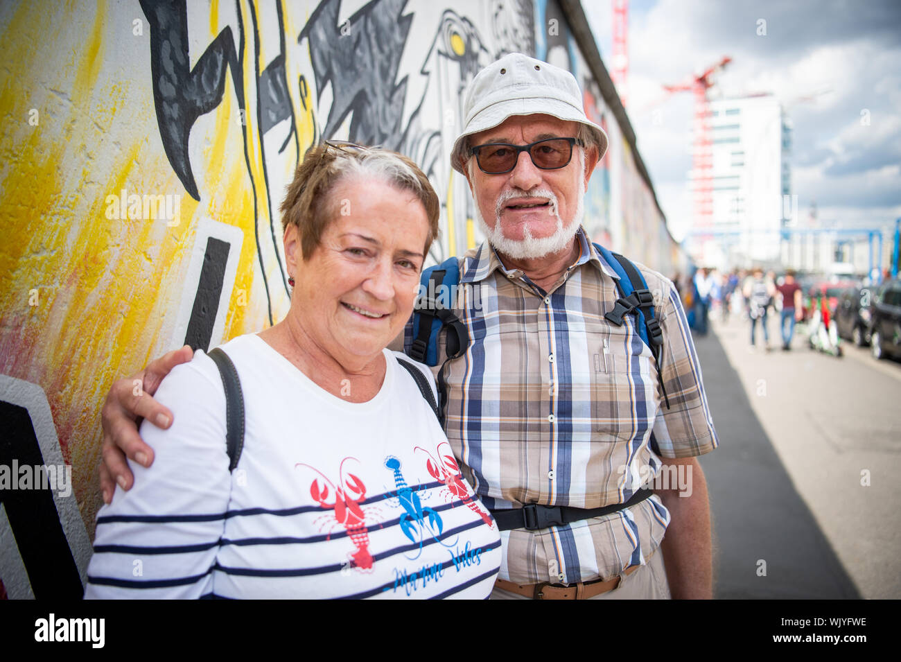 Berlin, Germany. 22nd Aug, 2019. The couple Ute and Frank Zeile are ...