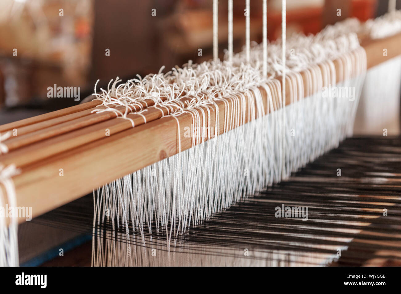 Weaving beam hi-res stock photography and images - Alamy