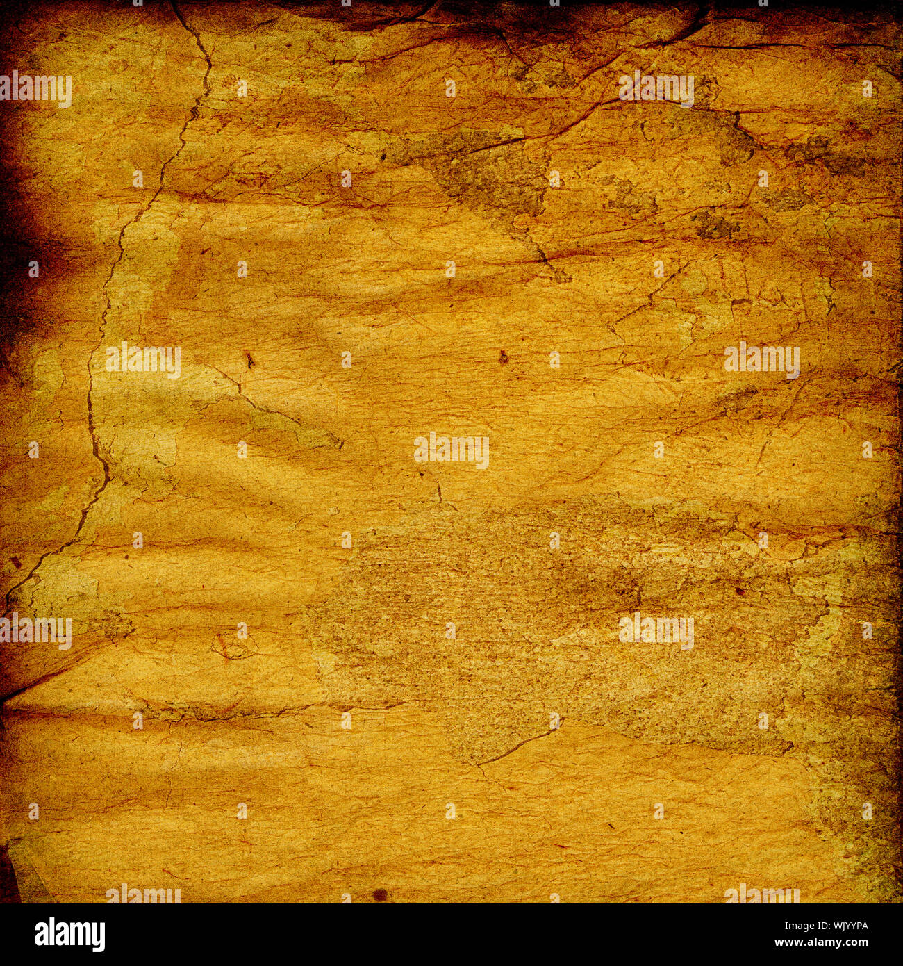 Grunge yellow background with space for text Stock Photo - Alamy