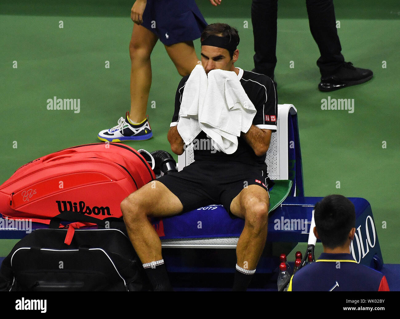 Roger federer 2019 roger federer 2019 us open hi-res stock photography ...