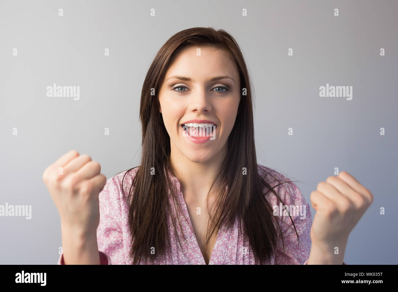 Woman triumphant hi-res stock photography and images - Alamy
