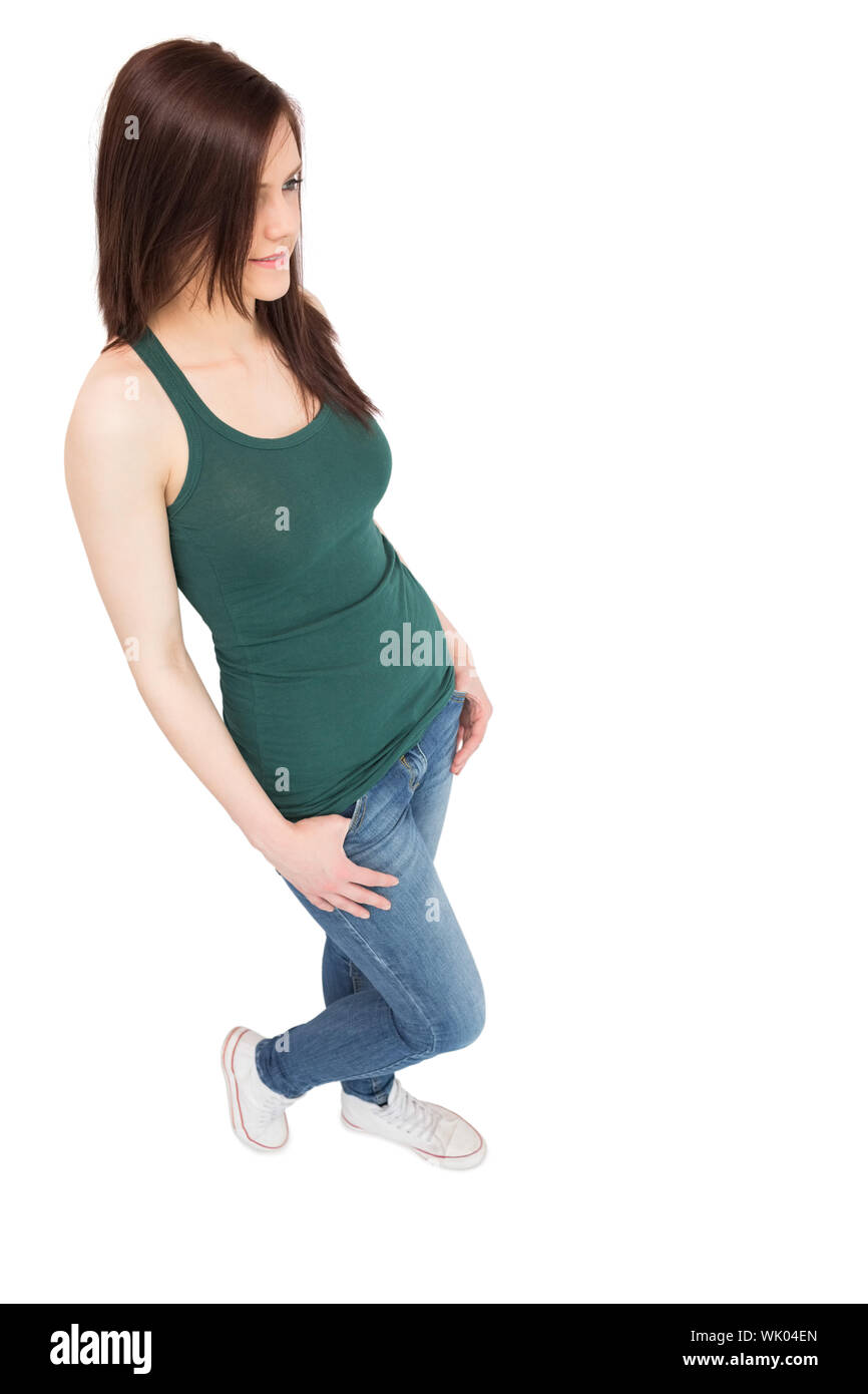 Urban style fashion woman in Cut Out Stock Images & Pictures - Alamy