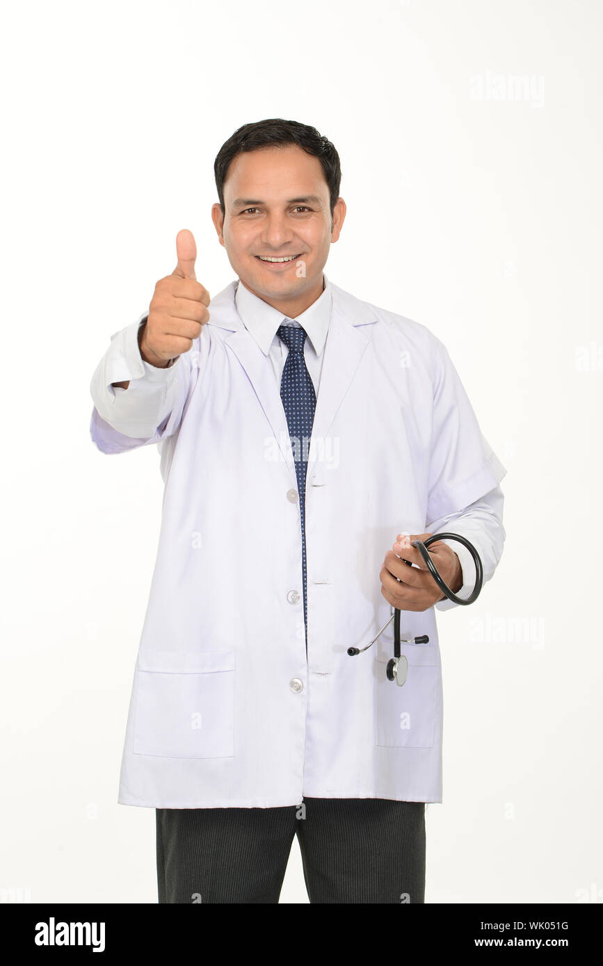 Indian medical doctor thumbs hi-res stock photography and images - Alamy
